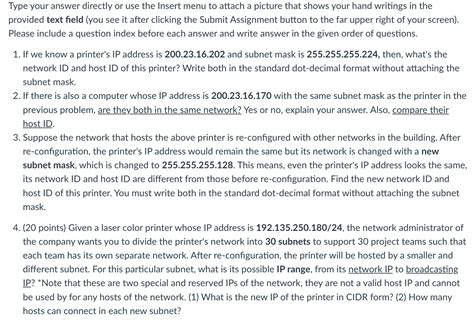 Solved 2 If There Is Also A Computer Whose Ip Address Is