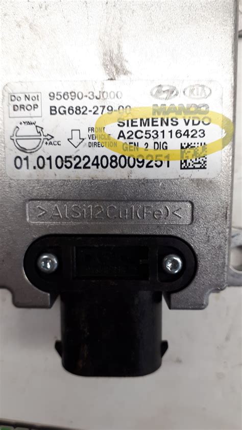 Kia Soul Yaw Rate Sensor Module Part A2c53116423