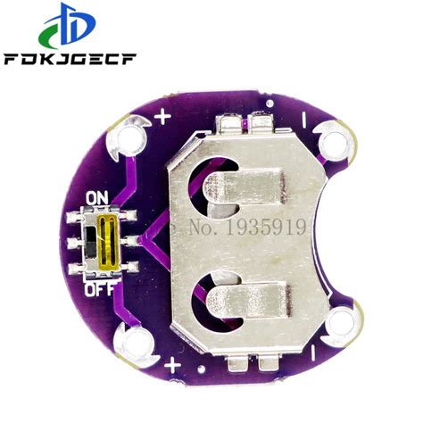 Lilypad Coin Cell Battery Holder Cr2032 Battery Mount Module Shopee Malaysia