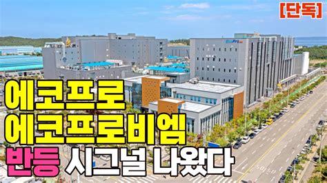 에코프로에코프로비엠 94 반등 시그널 떴습니다 주주필독 꼭 확인하셔야 합니다 에코프로비엠에코프로주가전망황제주대박주이동채회장금양박순혁 Youtube