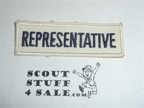 Sea Scout Position Patch Representative On White Twill 1960s
