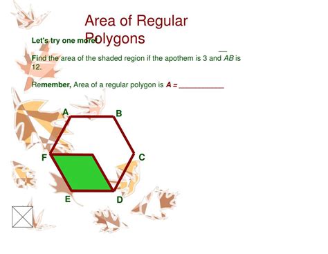 PPT Calculating Area Of Regular Polygons Triangles Division And Formulas Explained PowerPoint