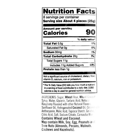 Darrell Lea Fabulicious Sour Raspberry Chewy Candy Set Of 2 World Market