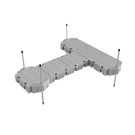 Tommy Docks Flexx 16 Ft T Shaped Floating Dock Package With Pipe Guides Tdfxt 1612 Pg The