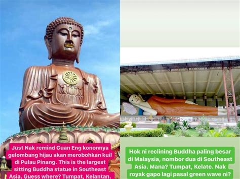 Kj Ingatkan Guan Eng Patung Buddha Terbesar Ada Di Kelantan Kosmo Digital