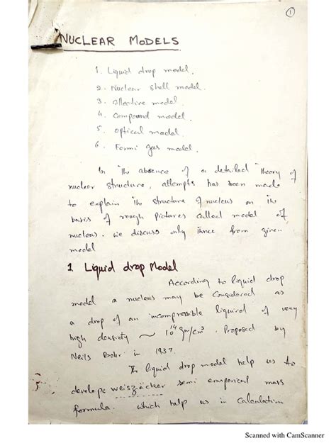 Nuclear Notes Pdf