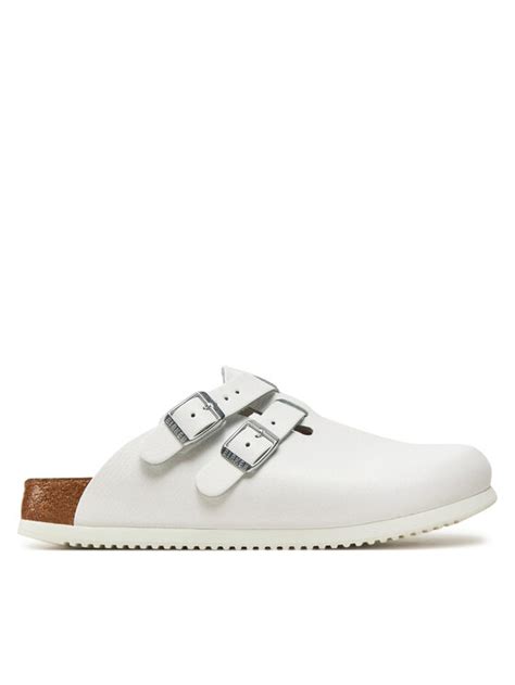 Birkenstock Klapki Kay Sl Sfb Le 1018228 Biały Modivopl