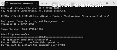 Enable Or Disable Windows Hypervisor Platform In Windows 11 Windows