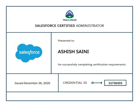 Ashish Saini On Linkedin Salesforcecertified Salesforcecertification Salesforceadministrator