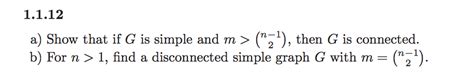 Solved 1112 A Show That If G Is Simple And M Then G