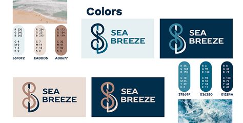 Brand Identity Sea Breeze Branding Logo Design Behance