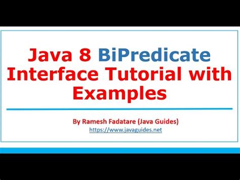 Java BiPredicate Example