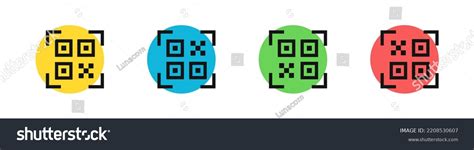 Qr Code Icon Set Scan Qr Stock Vector Royalty Free Shutterstock