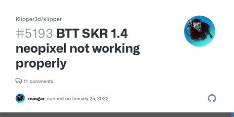 BTT SKR Neopixel Not Working Properly Issue Klipper D Klipper GitHub