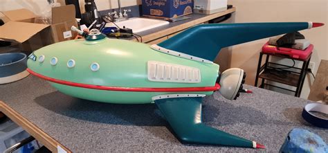 3d Printed Planet Express Ship Futurama Articulated Ship・cults