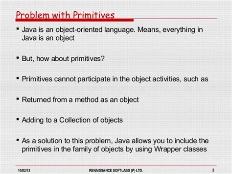 Wrapper Classes
