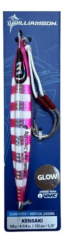 Isca Slow Jig Williamson Kensaki 120g 133cm Rosa Listras Mercadolivre