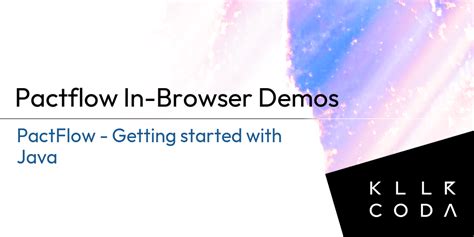 Pactflow Getting Started With Java Pactflow In Browser Demos