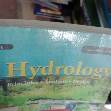Hydrology Principles Analysis Design Bd