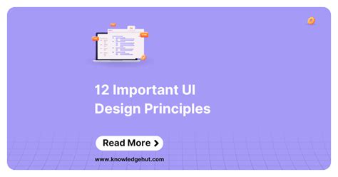 Important Ui Design Principles To Know In