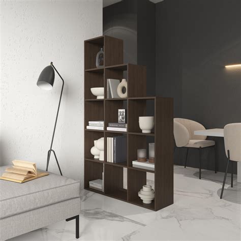 ᐉ Стелаж для дому М 6 на 12 комірок 1072x1781x300 мм Венге • Краща ціна в Києві Україні