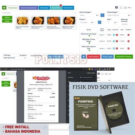 Jual Dvd Software Aplikasi Restoran Cafe Lengkap Source Code Php Ci Shopee Indonesia