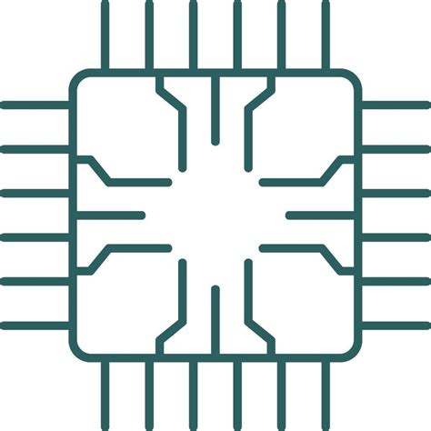 Chip Line Gradient Icon 39011864 Vector Art At Vecteezy