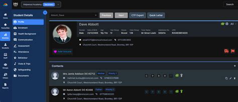 View Pages Using Dark Mode Bromcom Documentation Centre