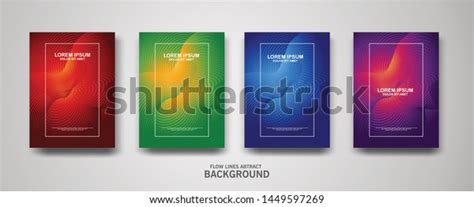 Abstract Flow Lines Pattern Background Business Stock Vector Royalty Free 1449597269