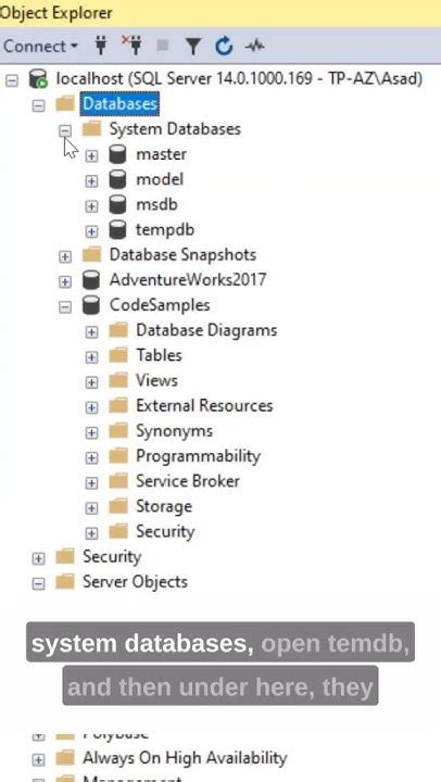 Sql Where Are Temp Tables Stored Datascience Mssql Youtube