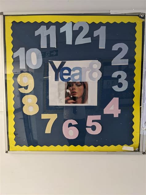 Taylor Swift School Noticeboard I Turned My Class Noticeboard Into A Swift Shrine In What
