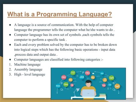 programming languages pptx programming languages computing