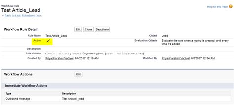 Outbound Messages Salesforce Validation Mst Solutions