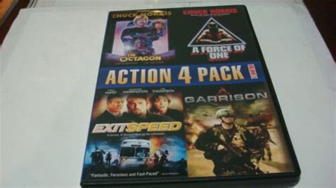 Action 4 Pack Vol 2 Dvd 2010 Octagon Exitspeed Force Of One