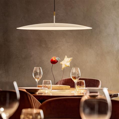 Olev Overfly Plus Led Hanging Light Whitegold Ø 75cm Lightsie