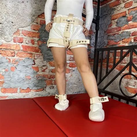 Bdsm Diaper Cover Pants Magnetic Key Self Bondage Straitjacket Abdl