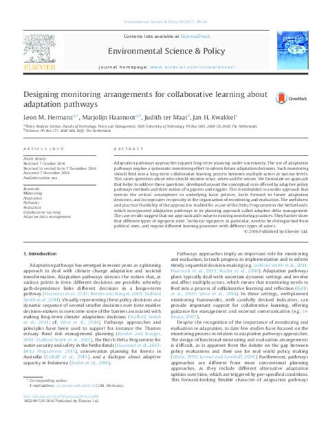Pdf Designing Monitoring Arrangements For Collaborative Learning