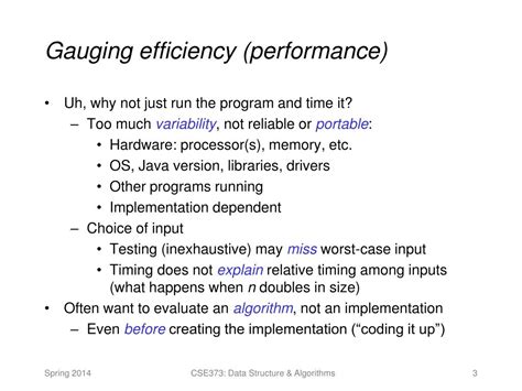 Ppt Cse373 Data Structures And Algorithms Lecture 4 Asymptotic