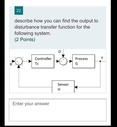 Solved 22 Describe How You Can Find The Output To