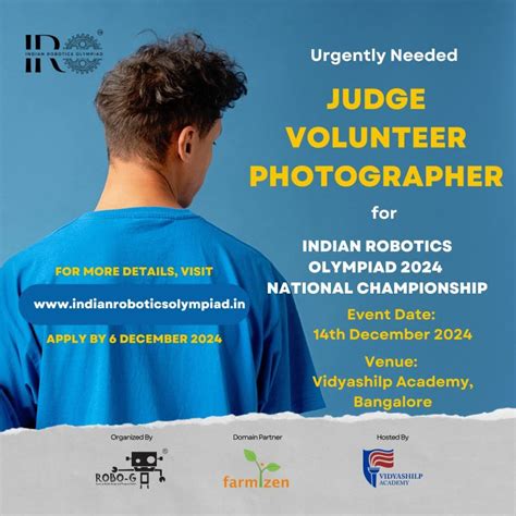 Indian Robotics Olympiad On Linkedin Indianroboticsolympiad Iro2024