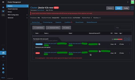 Bug All Roles K3s Cluster Hits `failed To Communicate With Api Server