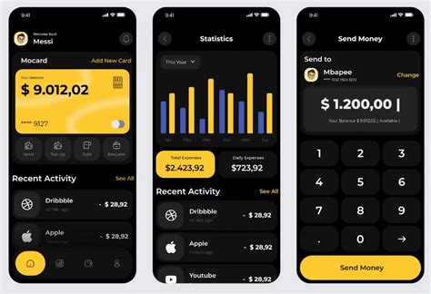Download Free The Finance Mobile App UI KIT Free Figma Mobile UI