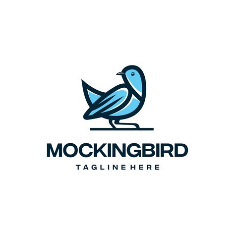 Mockingbird Logo Design Graphic Inspiration 21557318 Vector Art At Vecteezy