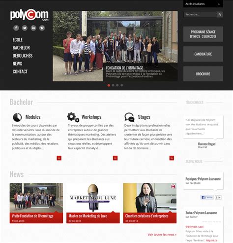 Polycom Website On Behance