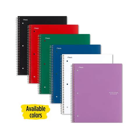 The Versatility Of A 5 Subject Notebook Looperbuy