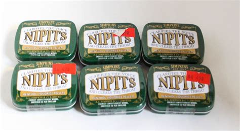 6 New Packs Simpkins Nipits Mentol
