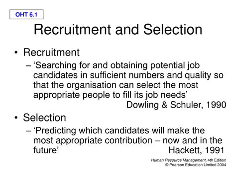Ppt Recruitment And Selection Powerpoint Presentation Free Download