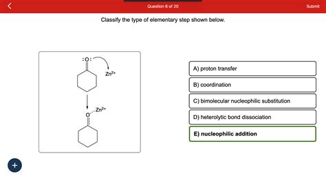 Solved Classify The Type Of Elementary Step Shown