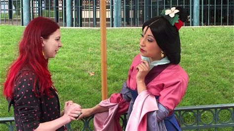 Meeting Mulan Disneyland Paris Youtube