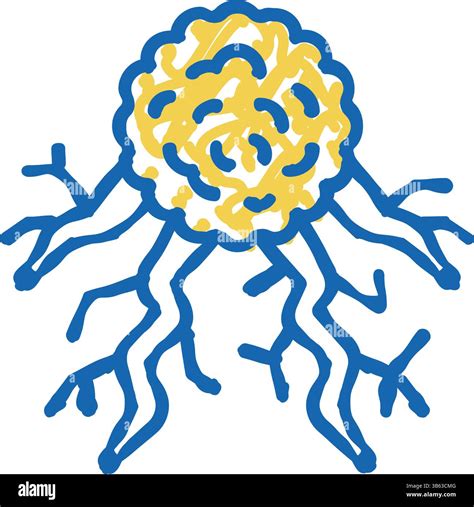 Cancer Cell Icon Doodle Illustration Stock Vector Image And Art Alamy
